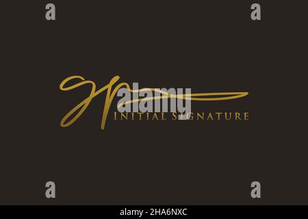 Alphabet letter icon logo GP Stock Vector Image & Art - Alamy