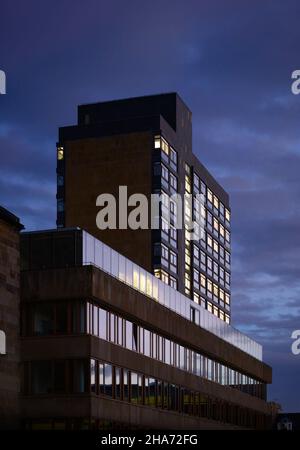 Exterior of tower at 40 George Square formerly David Hume Tower at ...