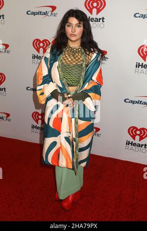 Emmy Meli attends Z100's iHeartRadio Jingle Ball at Madison Square ...