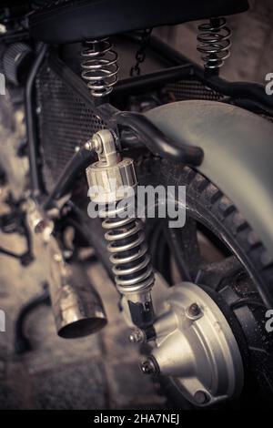 shock absorbers close up Stock Photo - Alamy