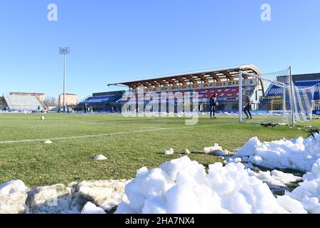 Internal view of Speroni Stadium in Busto Arsizio (VA), Italy Cristiano ...