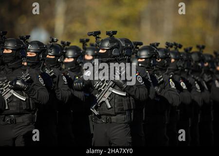 Bucharest, Romania - 1 December, 2021: Officers from the Romanian ...
