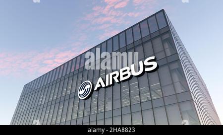 Leiden, Netherlands. October 18, 2021. Editorial Use Only, 3D CGI ...