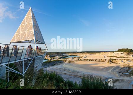 Faxe, Faxe Kalkbrud (limestone quarry), observation platform in Faxe ...