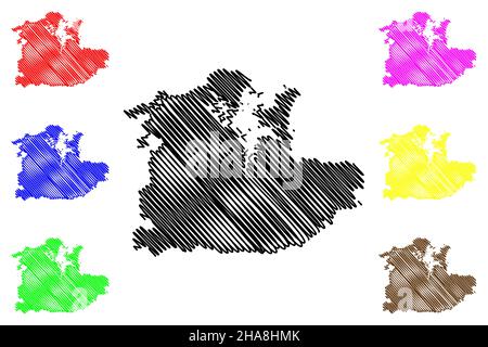 Khandwa district (Madhya Pradesh State, Indore division, Republic of ...
