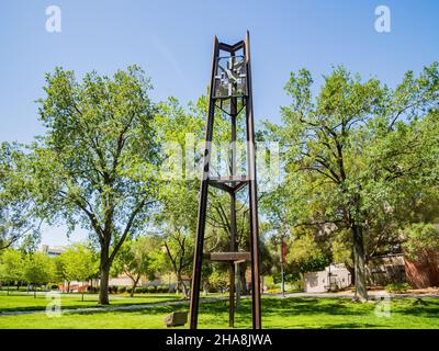 Las Vegas, MAY 8 2021 - Clock tower in UNLV Stock Photo - Alamy
