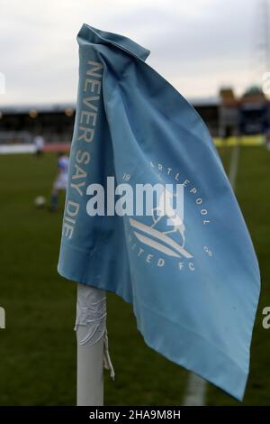 General view of the corner flag during Dagenham & Redbridge vs Woking ...