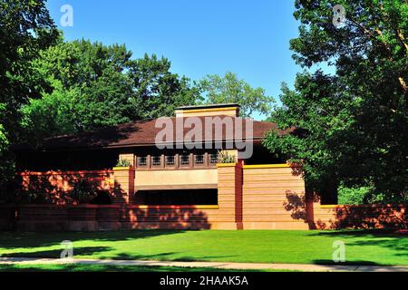 Arthur Heurtley House, Frank Lloyd Wright architect. Frank Lloyd Wright ...