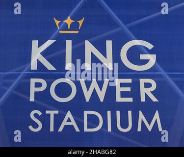 Leicester, UK. 12th Dec, 2021. A general view of the King Power Stadium ...