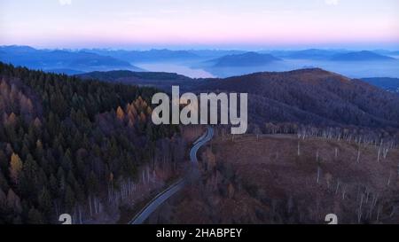 Mountain Landscape In Autumn. Mottarone, Italy Stock Photo - Alamy