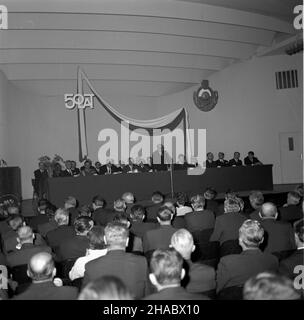 Warszawa, 1969-11-08. Uroczystoœci z okazji 50-tej rocznicy powo³ania ...