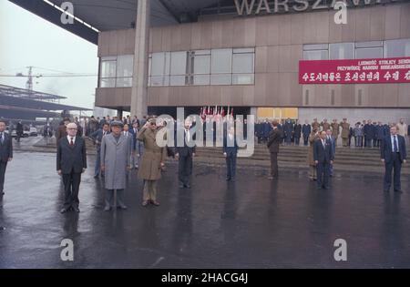 Warszawa 29.05.1984. Oficjalna wizyta prezydenta Koreañskiej Republiki ...