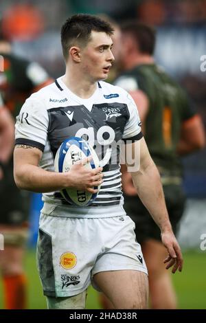 Sale Sharks' Raffi Quirke during the Gallagher Premiership match at ...