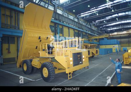 Cars from the Volvo Cars assembly plant waiting to be loaded on the ...