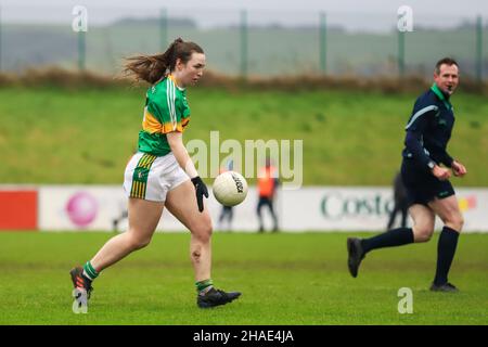 Mallow, Ireland. 12 December, 2021. Action from the Munster Ladies ...