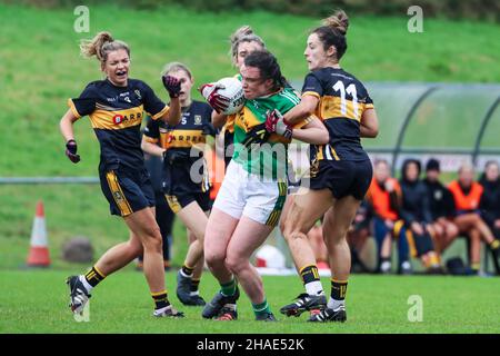 Mallow, Ireland. 12 December, 2021. Action from the Munster Ladies ...