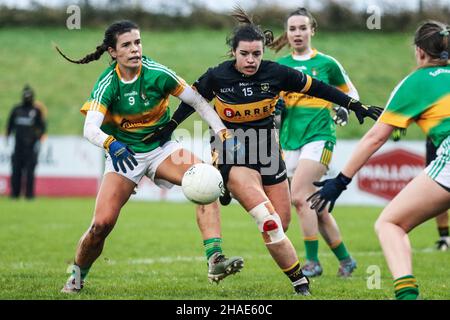 Mallow, Ireland. 12 December, 2021. Action from the Munster Ladies ...