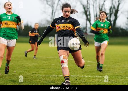 Mallow, Ireland. 12 December, 2021. Action from the Munster Ladies ...