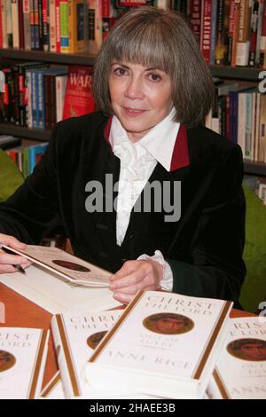 Anne Rice at "Christ The Lord" book signing at Posman's Bookstore at ...