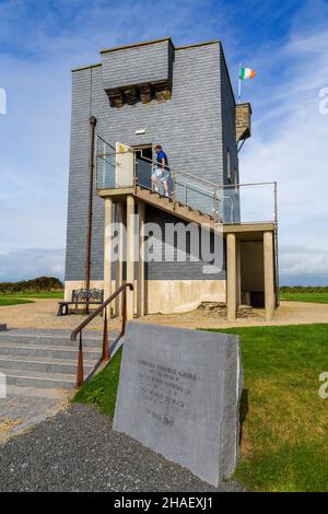 Lusitania Museum and Old Head Signal Tower at Kinsale in County Cork ...