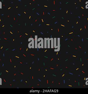 Colorful sprinkles abstract seamless pattern vector background Stock ...