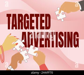 Text showing inspiration Targeted Advertising, Business concept Online ...