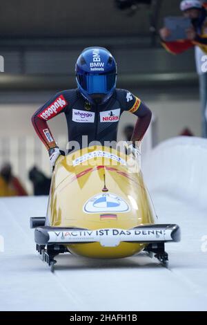 KALICKI Kim (Germany), GER, IBSF Bob World Cup Altenberg, Monobob Women ...