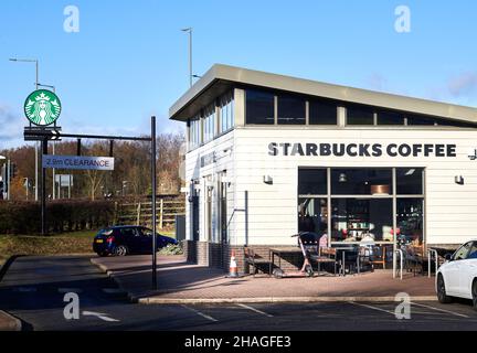 Starbucks coffee shop at the Kettering Business Park, Kettering ...