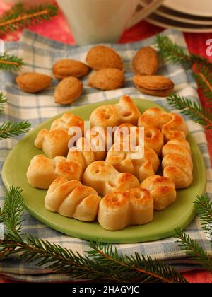 Christmas marzipan figures Stock Photo - Alamy