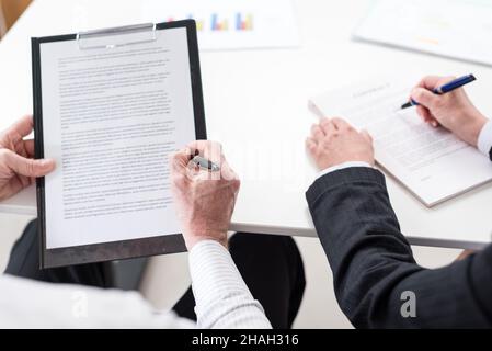 Businesspeople taking notes during training; panoramic banner Stock ...