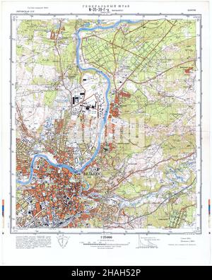 Wilno Map, Vilnius Map, Wilna Map, Old Wilno Map, Retro Vilnius Map ...