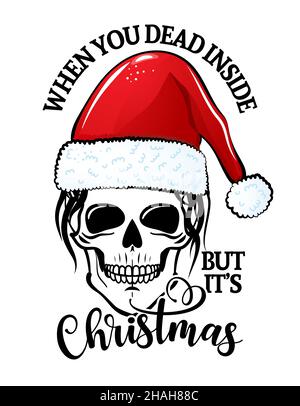 beautiful woman head with santa hat vector illustration design Stock ...