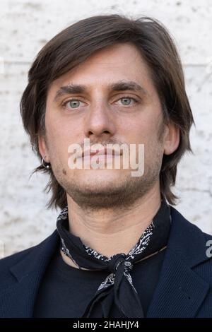 Luca Marinelli attends the Photocall of the Italian film "Ricordi?" in ...