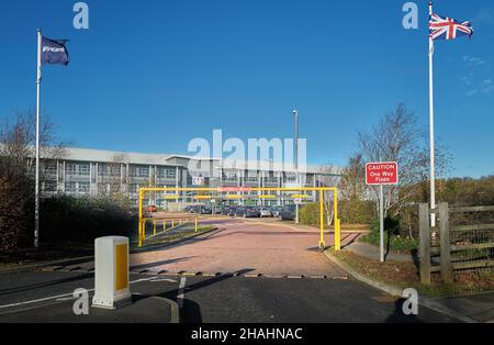 Prologis warehouse and logistics park, Kettering, England Stock Photo ...
