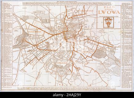 Lwow Map, Map of Lwow, Lwów Map, Lviv Map, Map of Lviv, Lvov Map, Lviv ...