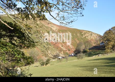 Gorgeous landscape in Capelulo village Wales UK Stock Photo - Alamy