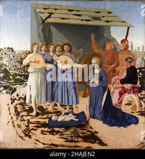 Piero della Francesca (1415 - 1492), Madonna and child with Saints ...