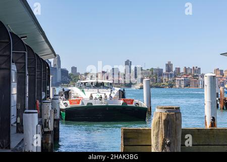 Marlene Mathews rivercat class ferry approaches circular quay ferry ...