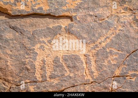 Rock Art in the Ha'il Region, UNESCO World Heritage Site, Jubbah ...