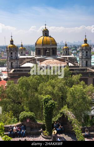 Mexico, Mexico City. The Basilica of Guadalupe, seen as the second most ...