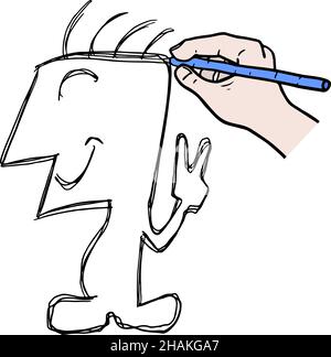 funny puppet draw Stock Vector Image & Art - Alamy