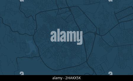 Urban vector city map of Abha, Saudi Arabia, Middle East Stock Vector ...