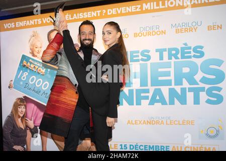 Mathieu Forget and the French dancer Victoria Dauberville attend the ...