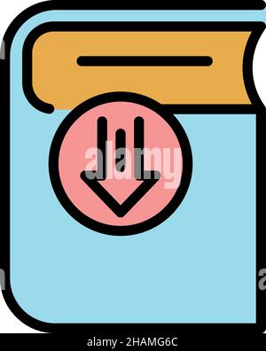 Thriller book icon. Outline thriller book vector icon for web design ...