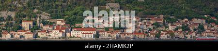 Evening Perast after sunset, Bay of Kotor, Montenegro Stock Photo - Alamy