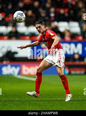 Charlton Athletic's George Dobson in action during the Sky Bet League ...