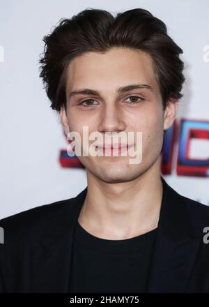 Ryder Beer arrives at the premiere of "Spider-Man: No Way Home" at the ...