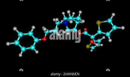 Aclidinium bromide is a long-acting, inhaled muscarinic antagonist. 3d ...