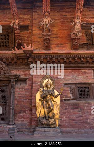 Courtyard of Mul Chowk, in the Patan Royal Palace Complex in Patan ...