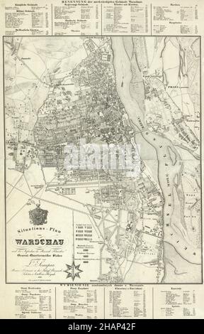 Warsaw Map, Warsaw Plan, Warsaw City Map, Warsaw City Plan, Warsaw Art ...